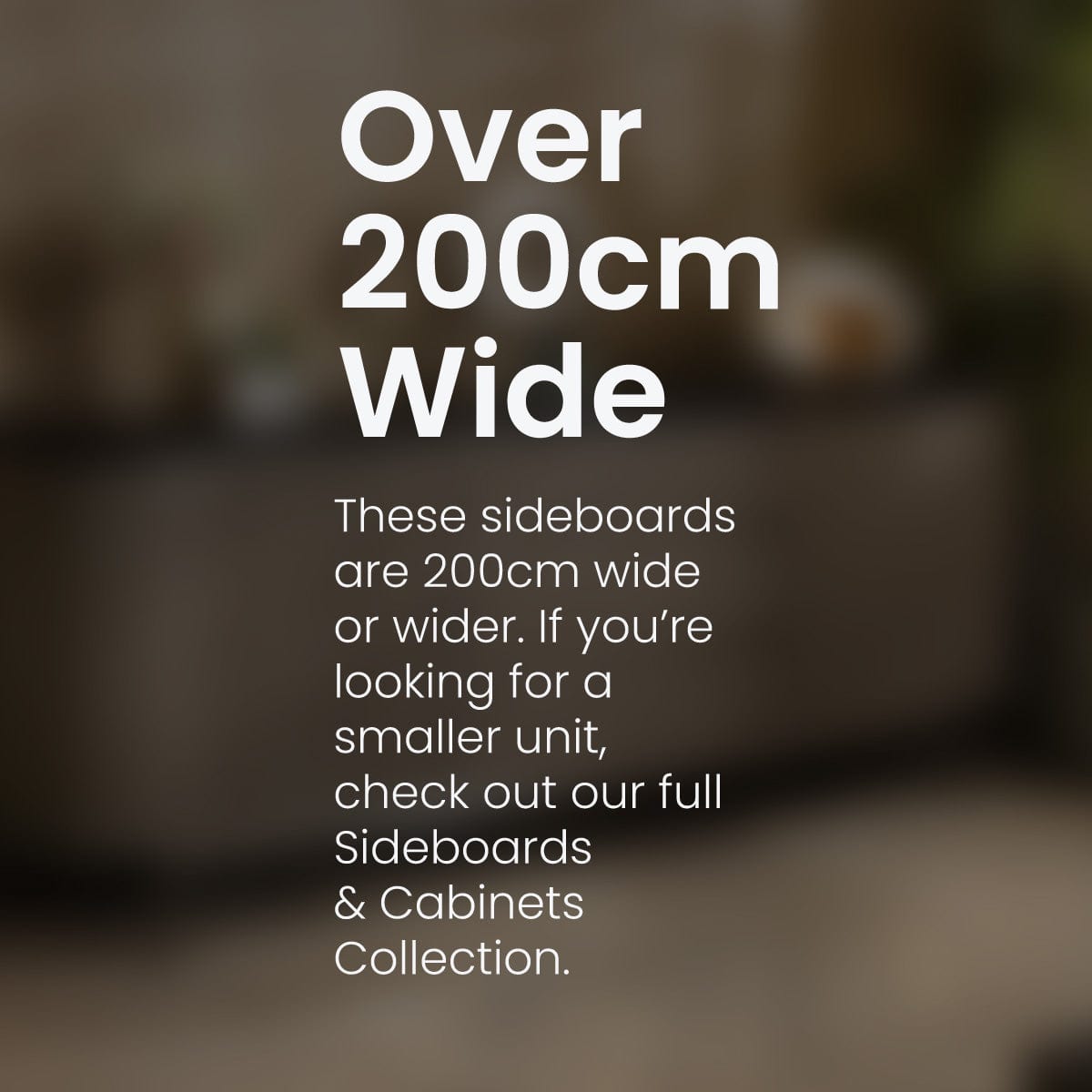 Extra Large Sideboards & Cabinets | Modern Sideboards Over 200cm – Quatropi