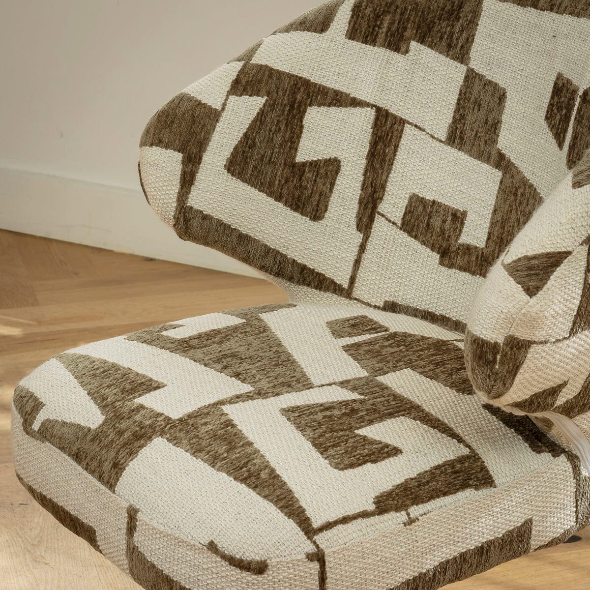 Set of 4 Modern Kitchen Swivel Dining Room Chairs White Olive Green ...