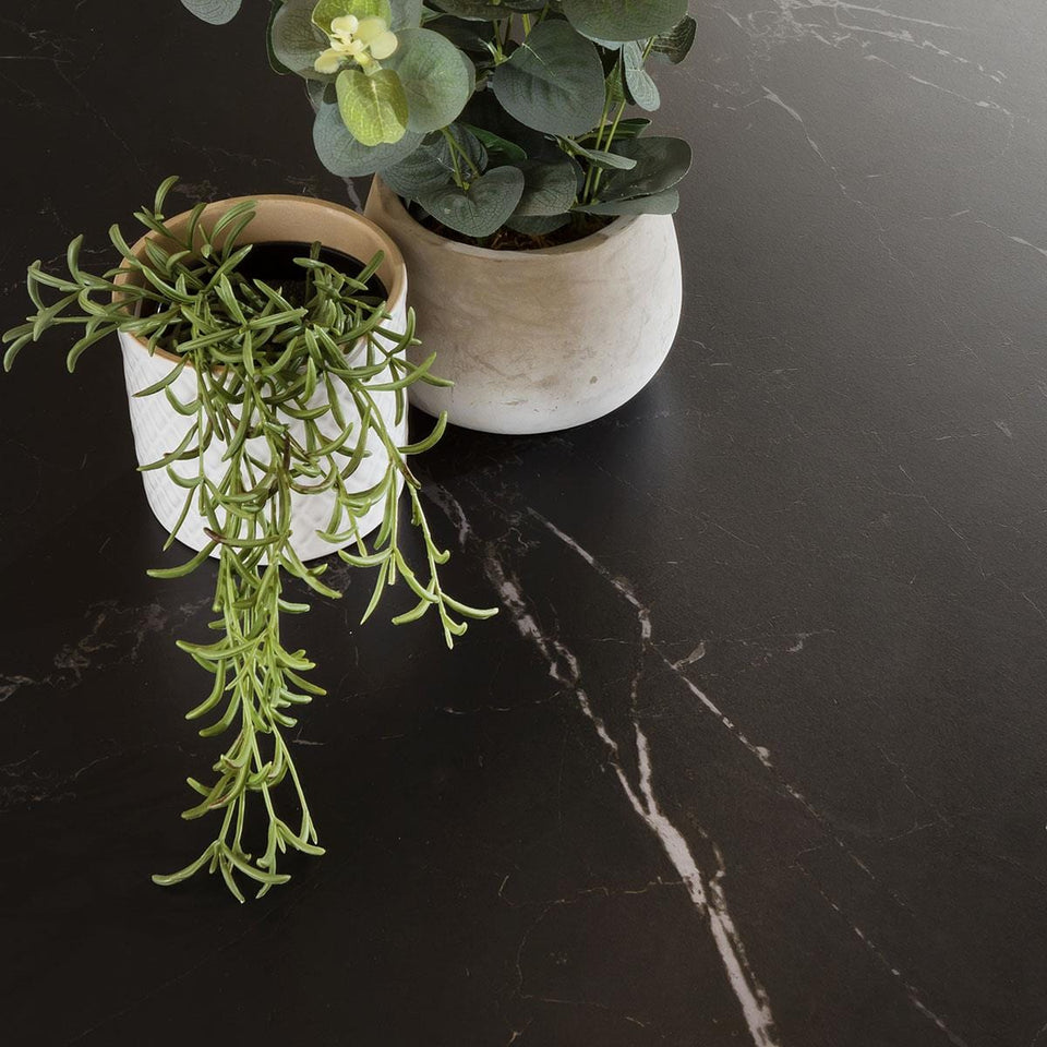 Deco Ceramic Extending Corner Bench Dining Set Mustard & Black B2L ...