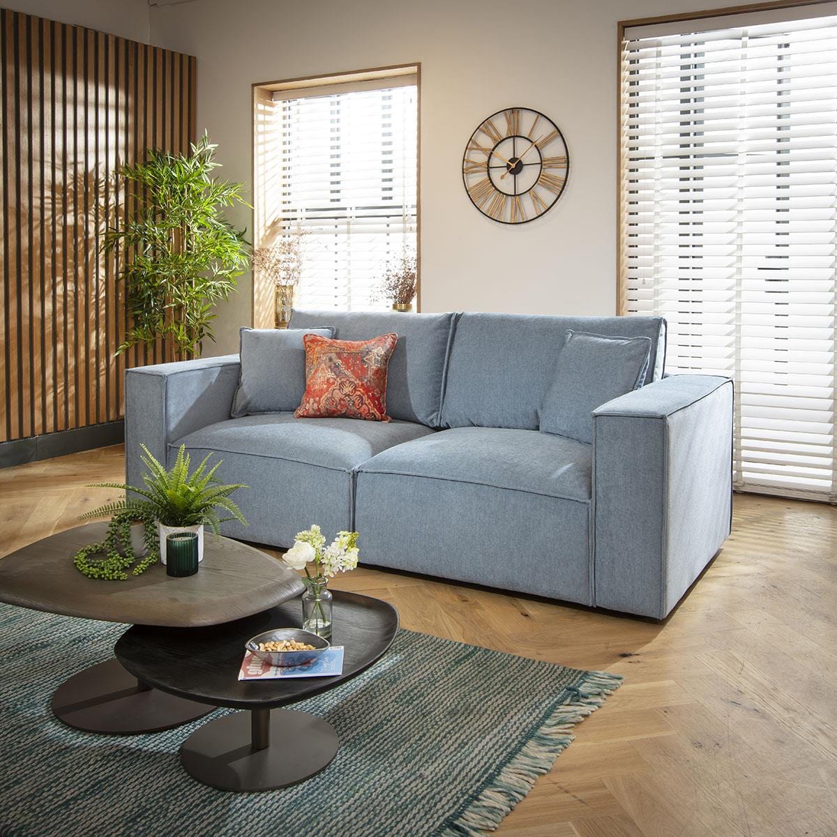 8 Seater Modern Glass River Dining Table and Chair Set Mink Beige ...
