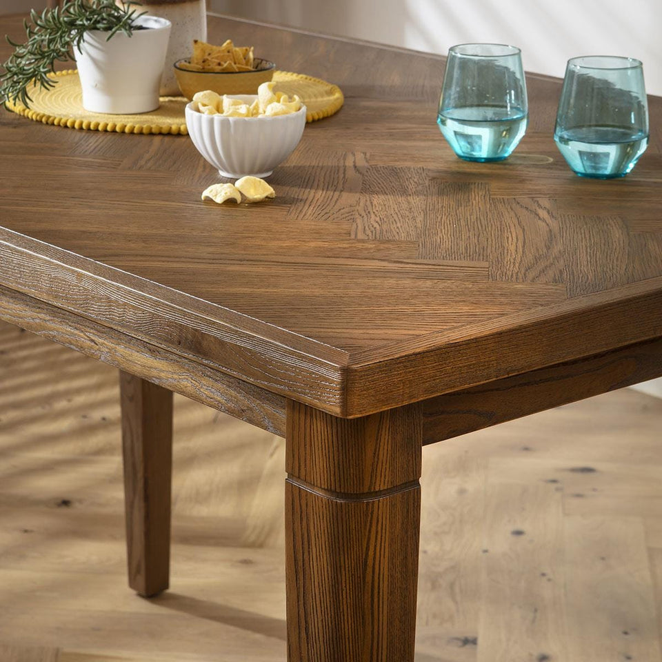 Modern Solid Wood 4 Seater Counter Bar Table and Stools Set Parquet ...