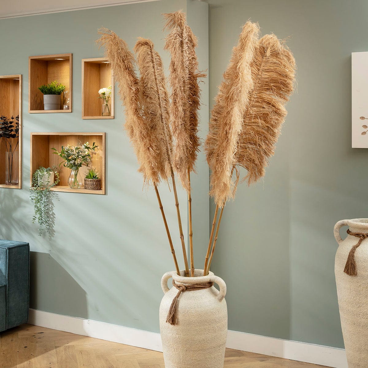 Verdura Decorative Pampass Grass 5-Piece Set Natural – Quatropi